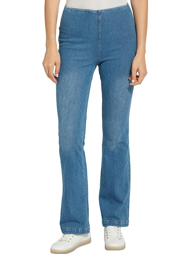 LYSSÉ Baby Bootcut Denim Jeans